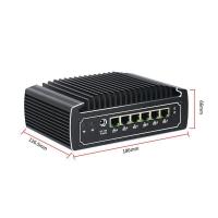 China IBOX-501 N18 Fanless Industrial Mini PC Quad Core with 32 GB RAM and MSATA Slot for sale