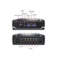China IBOX-501 N18 Fanless Industrial Mini PC Quad Core with 32 GB RAM and MSATA Slot for sale
