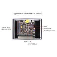 China IBOX-501 N18 Fanless Industrial Mini PC Quad Core with 32 GB RAM and MSATA Slot for sale