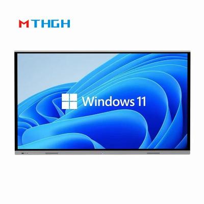 China 75 Inch 4K HD Conference Room Interactive Whiteboard Interactive Touch All-In-One With USB for sale