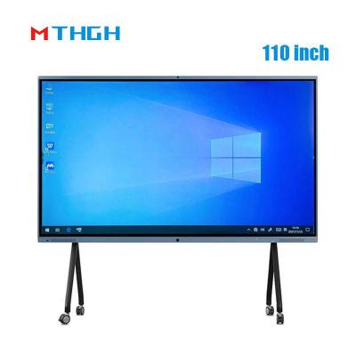 China Touch Screen Interactive Whiteboard Screen 110 Inch Advanced Infrared Teaching Board for sale