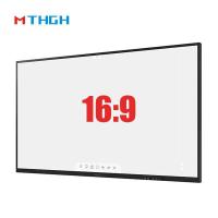 China 130 Inch Interactive Whiteboard with 10-Point Touch and 3840*2160 Resolution for Smart Classrooms for sale