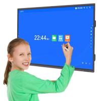 China 4K 65 Inch 16:9 Interactive LCD Whiteboard Infrared/Capacitive Touch For Smart Education for sale