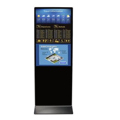 China 42-65 Inch Android Floor Standing Digital Signage with 8GB Storage and 1920x1080 Resolution for Indoor Advertising for sale