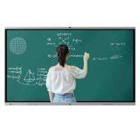 China Intel I3 OPS PC Touch Screen Presentation Board , School Classroom Interactive Whiteboard for sale