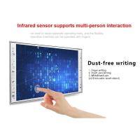 China 86 Inch 20-Point Touch Infrared Touch Screen Interactive Whiteboard with 60 Million Touches Durability for sale