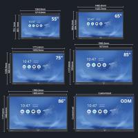China Multi-Touch IR / Capacitive Touch Screen Presentation Board With 400cd/M2 Brightness for sale