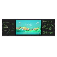 China 75 Inch 4K Flat Writing Panel Smart Digital Blackboard with 400cd/㎡±50 Brightness and Multi-User Support for sale