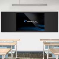 China 75 Inch 4K Flat Writing Panel Smart Digital Blackboard with 400cd/㎡±50 Brightness and Multi-User Support for sale