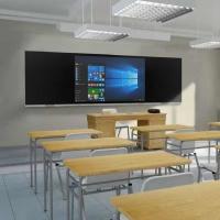 China 65 Inch 4K Flat Writing Panel Intelligent Digital Board with I3/I5/I7/I9 Processor and Multi-User Support for sale