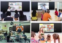 China 65 Inch Smart Digital Blackboard with 4GB RAM and USB2.0/3.0 Interface for Interactive Teaching and Meetings for sale