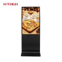 China 43 Inch Floor Standing Digital Signage with 1920x1080 Resolution and 8GB/16GB Storage for Advertising Displays for sale