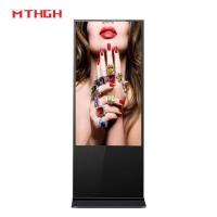 China 43 Inch Floor Standing Digital Signage with Touch Screen, 1920x1080 Resolution, Wi-Fi/Bluetooth/USB Connectivity for sale