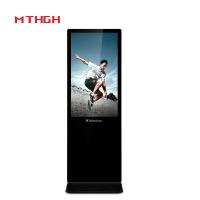 China 49 Inch Floor Standing Digital Signage Display with 8GB/16GB Storage and Wi-Fi/Bluetooth/USB Connectivity for sale