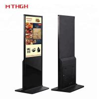China 49 Inch Floor Standing Digital Signage with Wi-Fi/Bluetooth/USB Connectivity and Audio/Headphone Outputs for sale