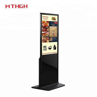 China 16.7M Color Depth Floor Standing Digital Signage with 32-65 Inches Screen and Remote Management for Retail Stores for sale