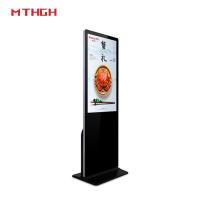 China 49 Inch Floor Standing Digital Signage with Wi-Fi/Bluetooth/USB Connectivity and Audio/Headphone Outputs for sale