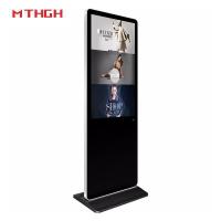 China 49 Inch Floor Standing Digital Signage with Wi-Fi/Bluetooth/USB Connectivity and Audio/Headphone Outputs for sale