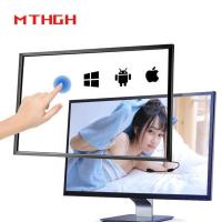 China 55 Inch IR Touch Screen with 90% Light Transmission and 8ms Response Time for Interactive Displays for sale