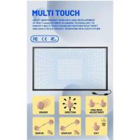 China 55 Inch IR Touch Screen with 90% Light Transmission and 8ms Response Time for Interactive Displays for sale