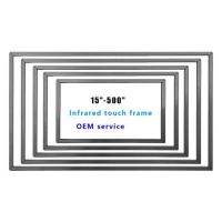 China 55-Inch Infrared Touch Screen with 10-Point Multi-Touch, -20℃ to +70℃ Operating Range, 90% Light Transmission for sale