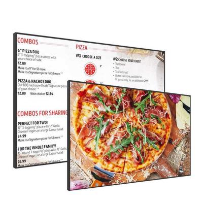 China Wall Mounted Digital Signage with 10-point Capacitive Touch Screen, 16.7M Total Color, and 8ms Touch Response Speed for sale
