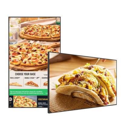 China Wall Mounted Digital Signage with 1080p Decoding, 450 Cd/m² Brightness, and 16.7M Colors for Vibrant Advertising for sale