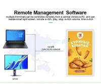 China 19 Inch Wall Mounted Digital Signage with Octa Core A83 Processor and 10M/100M Ethernet Connectivity for sale