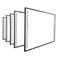 China 60 Million Touches Interactive Whiteboard with 83~150 Inch Custom Size and Infrared, Capacitive, Electromagnetic Touch Technology for sale