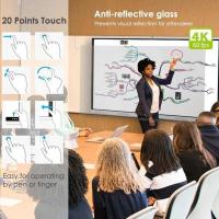 China Immersive Touchscreen Demo Board 3840x2160 4K Resolution 1200 1 Contrast Ratio Smart Display Panel for sale