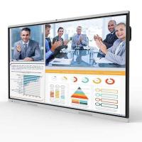 China 98-Inch 4K Resolution Infrared Multi-Touch Interactive Touch Screen Whiteboard for Professional Presentations for sale