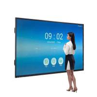 China Interactive Touch Whiteboard Ultimate Presentation With HDMI I/O And OPS PC I9 Connectivity Solution for sale