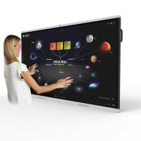 China Interactive Whiteboard with 20-Point Touch, Android 13.0, and 350cd/m2 Brightness for Classroom Presentations for sale