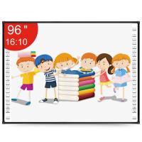 China 96 Inch Infrared Interactive Whiteboard with 20-Point Touch for Smart Classrooms for sale