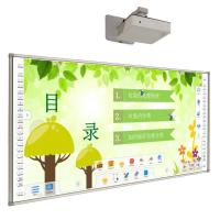 China 106 Inches Interactive Whiteboard with 20-Point Touch and Infrared Technology for Smart Classrooms for sale
