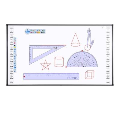 China 86 Inch Infrared Touch Interactive Whiteboard with 10 Touch Points for Education and Conference for sale
