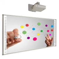 China 96 Inch Infrared Interactive Whiteboard with 10 Touch Points and Ceramic Surface for Classroom and Conference for sale