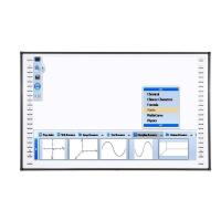 China 120 Inch Interactive Whiteboard with 20-Point Touch and Infrared Technology for Education and Conferences for sale