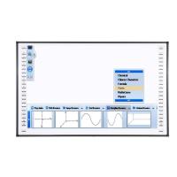 China 86 Inch Smart Interactive Panel with 32768x32768 Resolution and 10 Point Touch for Schools and Conferences for sale