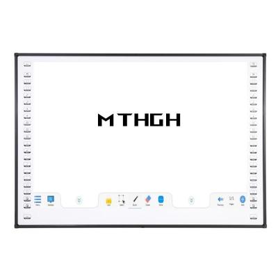 China 96 Inch Infrared Interactive Whiteboard with Ceramic Nano Surface and 20-Point Touch for Smart Collaboration for sale