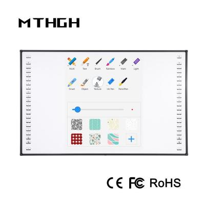 China 86 Inch Infrared Touch Technology Interactive Whiteboard with 3840X2160 Resolution for Smart Board and Digital Whiteboard for sale