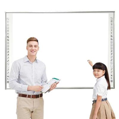 China 96 Inch Interactive Whiteboard with 10 Touch Points and Infrared Technology for Smart Classrooms for sale