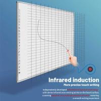 China 96 Inch Infrared Touch Smart Whiteboard with 20-Point Touch for Interactive Presentations for sale