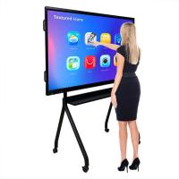 China 65 Inch 4K Resolution Interactive Whiteboard with Android 13.0 for Smart Classroom Teaching for sale