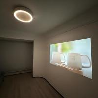 China 3000LX Smart Laser Ceiling Projector with 800LM Brightness, 4GB+32GB Memory, Dual 20W Audio and Voice Control for sale