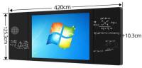 China 86 Inch Smart Digital Blackboard with 8ms Response Time and Dual OS for Education and Conference for sale