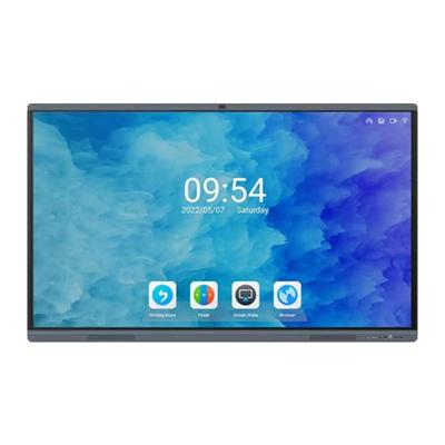 China 86 Inch Interactive Touch Screen Whiteboard with 350cd/m2 Brightness and 3840x2160 4K Resolution Smart Display Panel for sale