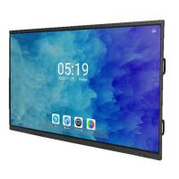 China 86 Inch Interactive Touch Screen Whiteboard with 350cd/m2 Brightness and 3840x2160 4K Resolution Smart Display Panel for sale