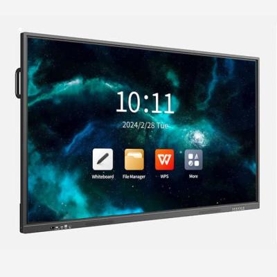 China 98 Inches Interactive Whiteboard with 20 Points Touch and 4K Screen Panels for Smart Education for sale