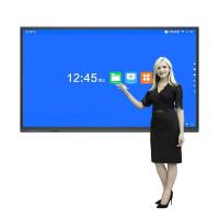 China 86 Inch 4K Resolution Smart Interactive Touch Screen Whiteboard with Android 11.0 OS for sale